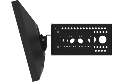 Universal Rack Mount Monitor Kit - Tilt and Pan VESA Bracket for LCD ...