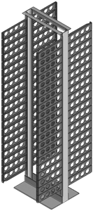 2Post Center Mount Brackets | RackSolutions