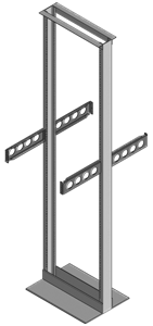 2Post Center Mount Brackets | RackSolutions