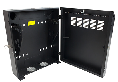Secure Low-Profile Vertical 5U Wall Mount Rack Cabinet with Lock